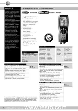 Testo - Flue Gas Emissions | PDF