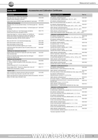 Testo - Multifunction Measuring Instruments | PDF | Indoor ...