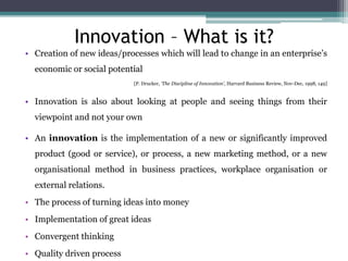 Leading the Way to Innovation Success | PPT