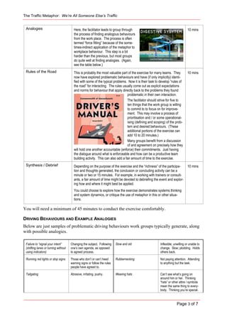 Traffic Metaphor with Images | PDF
