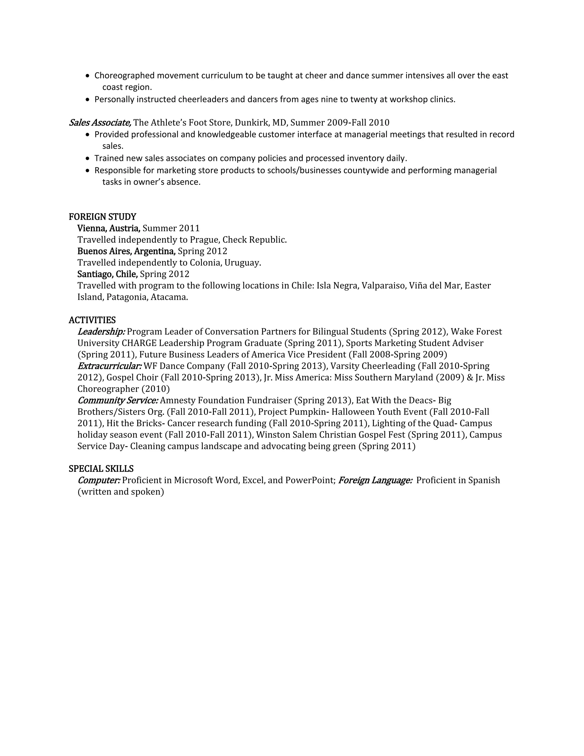 ButlerBusinessResumeSummer2016 | PDF