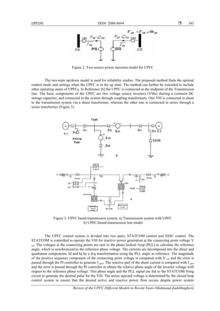 Review of the UPFC Different Models in Recent Years | PDF