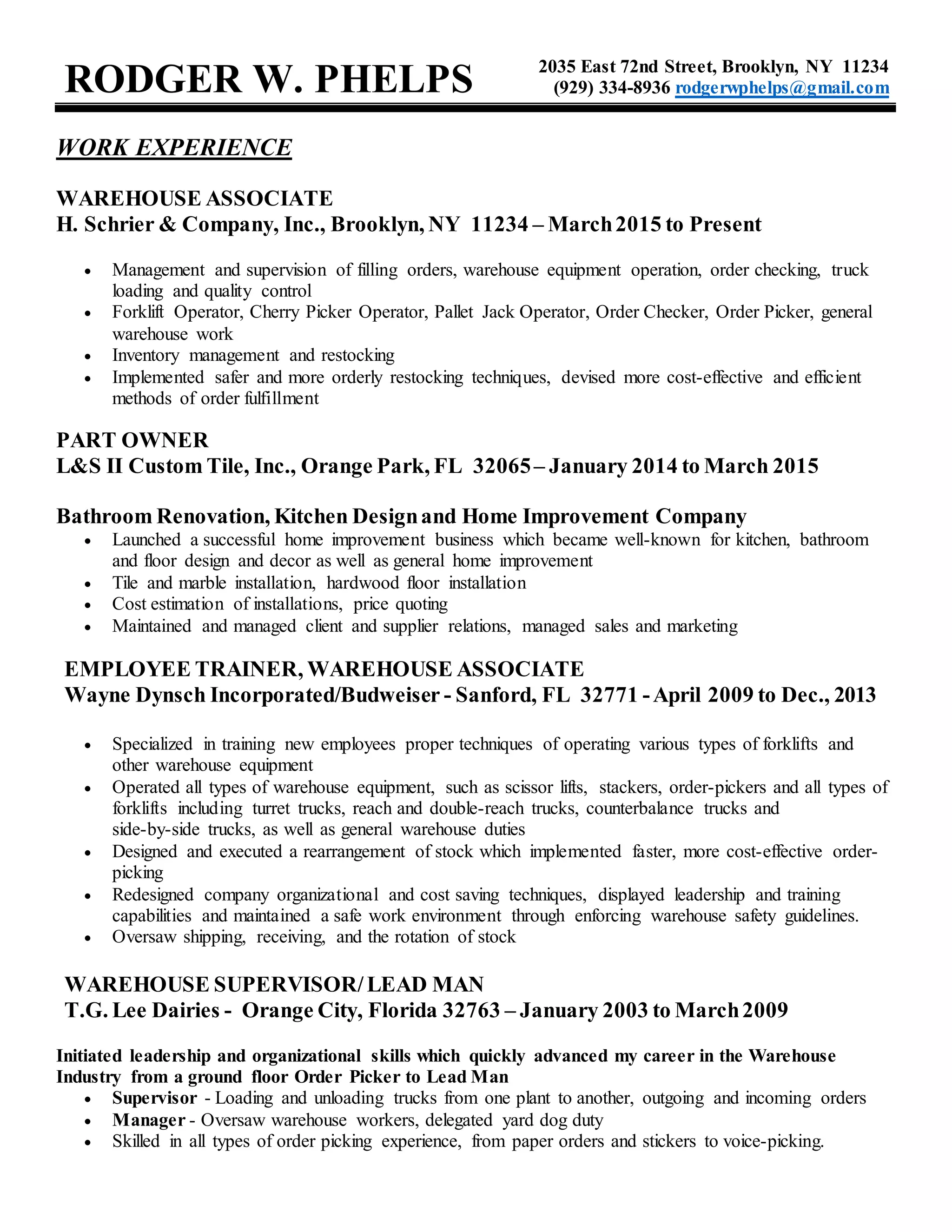 rodger resume final | DOCX