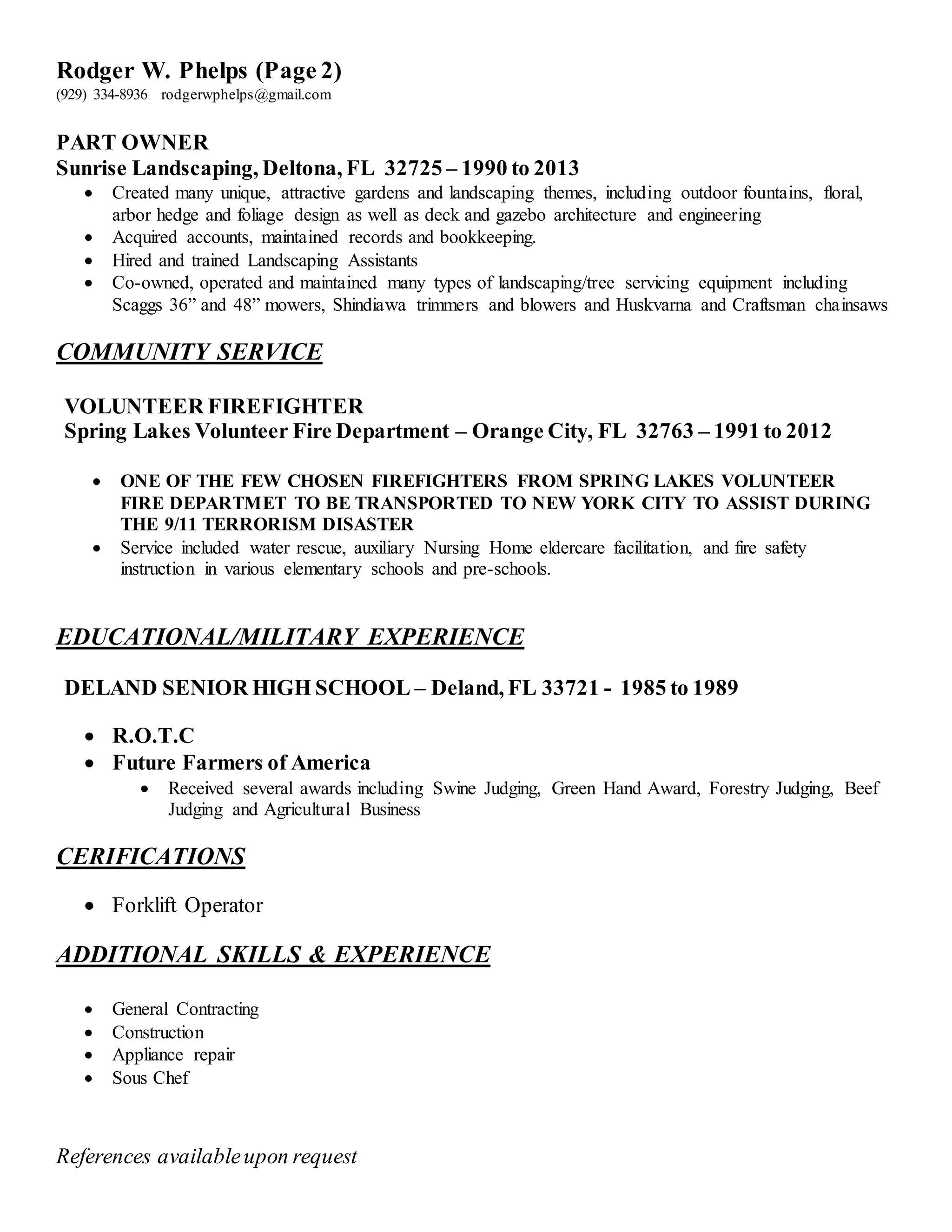 rodger resume final | DOCX