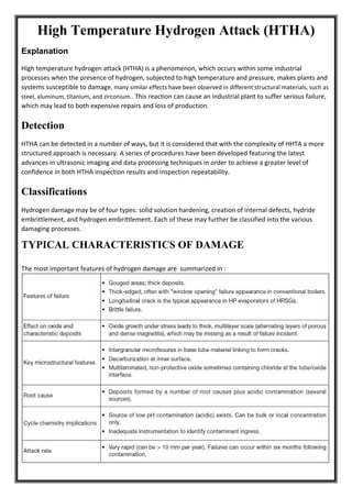 Hydrogen attack | PDF
