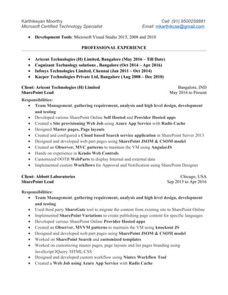 Karthik-Sharepoint | DOC