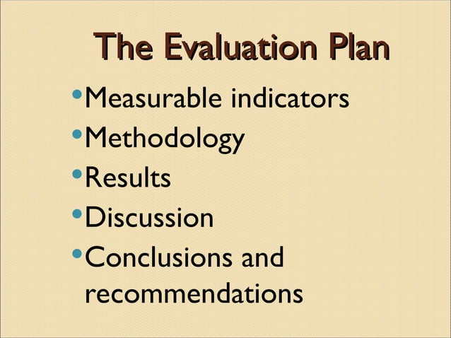 power point about INTRODUCTION TO PROGRAM EVALUATION | PPT