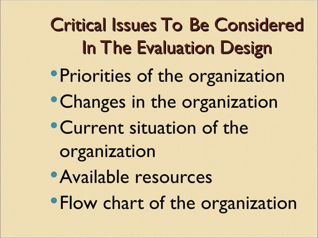 power point about INTRODUCTION TO PROGRAM EVALUATION | PPT