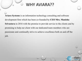 Aviara Systems - Company Profile | PPT