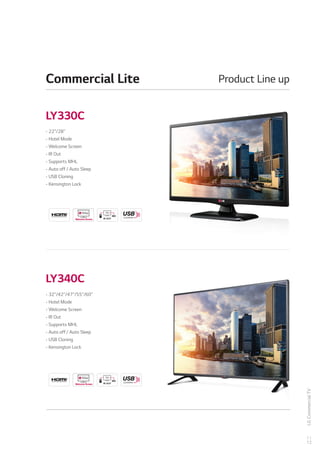 2014 LG Commercial TV Catalogue | PDF