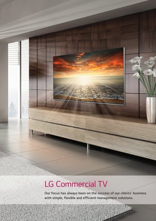 2014 LG Commercial TV Catalogue | PDF