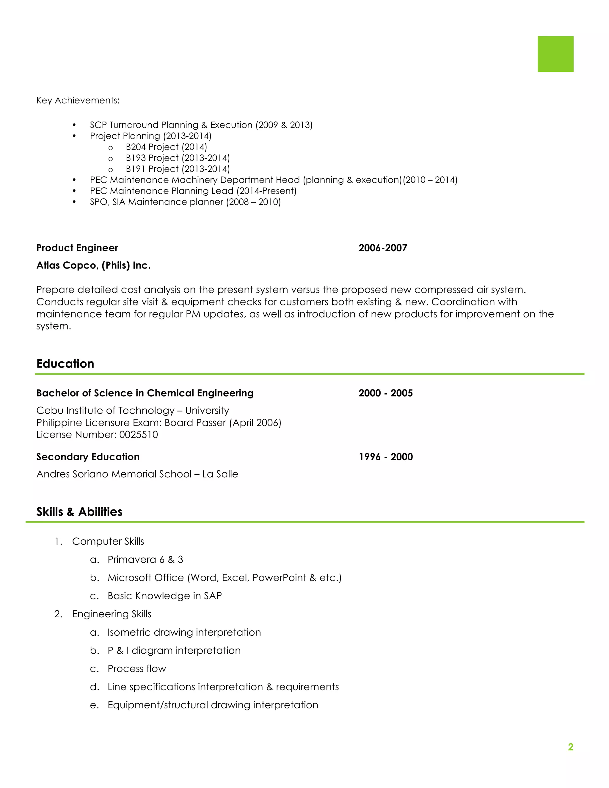 Resume (pdf file) | PDF