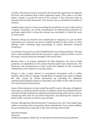 E – COMMERCE AND CONSUMER RIGHTS | PDF