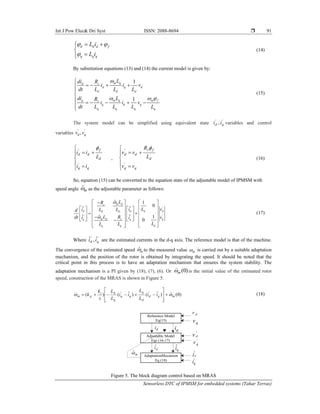 Sensorless DTC of IPMSM for embedded systems | PDF