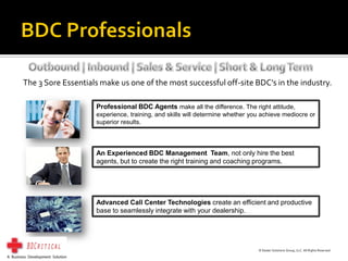 BDC Dealer presentation | PDF