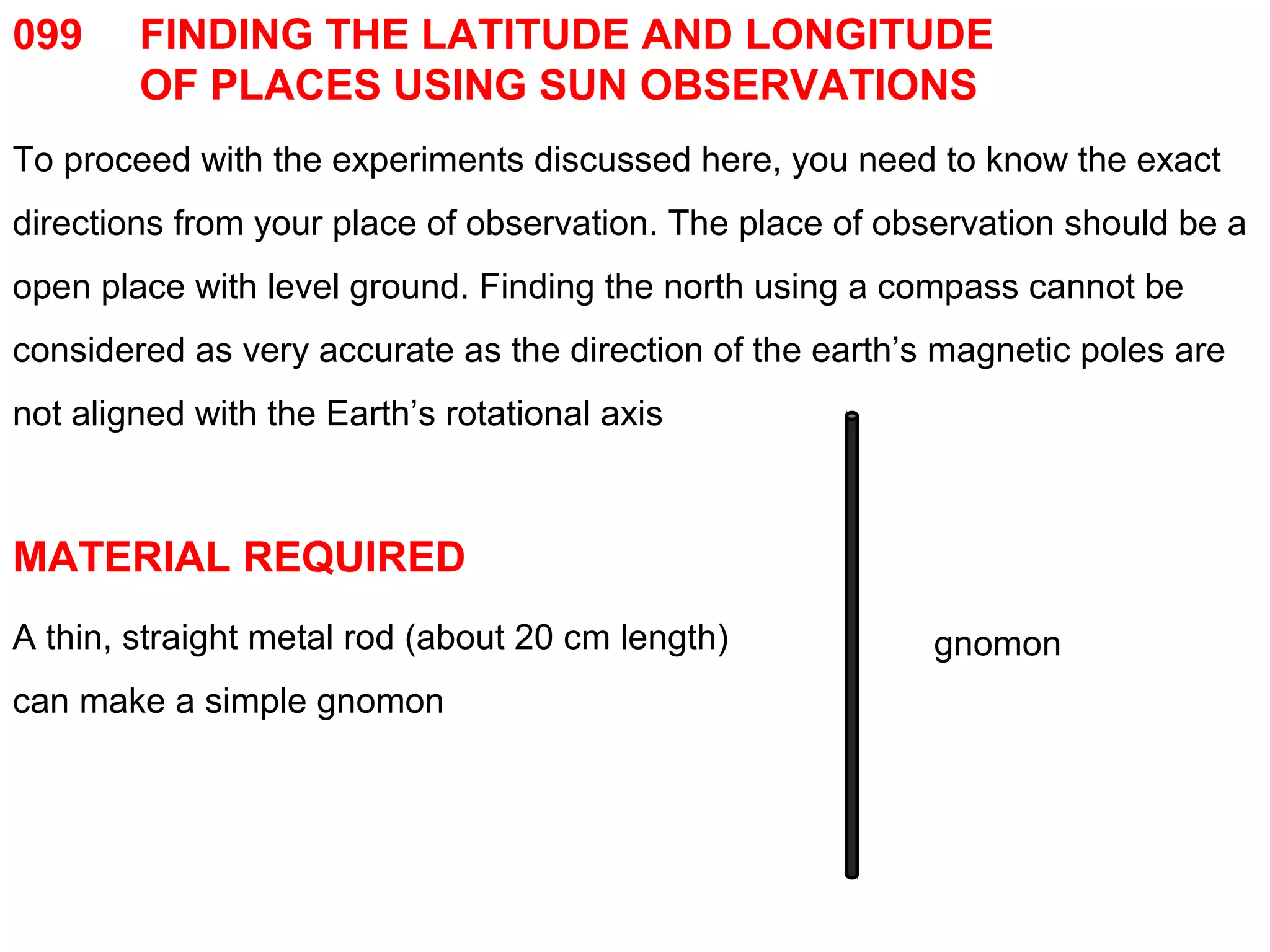 099 finding latitude and longitude | PPT
