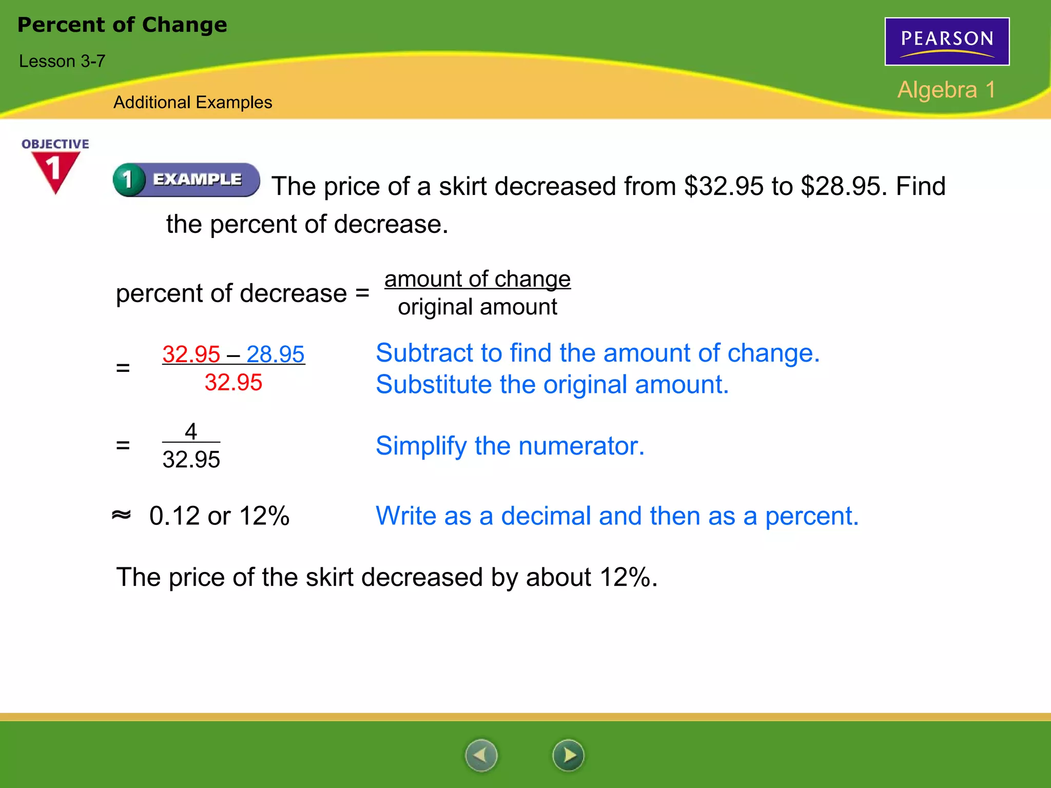 3-7 Percent change and error | PPT