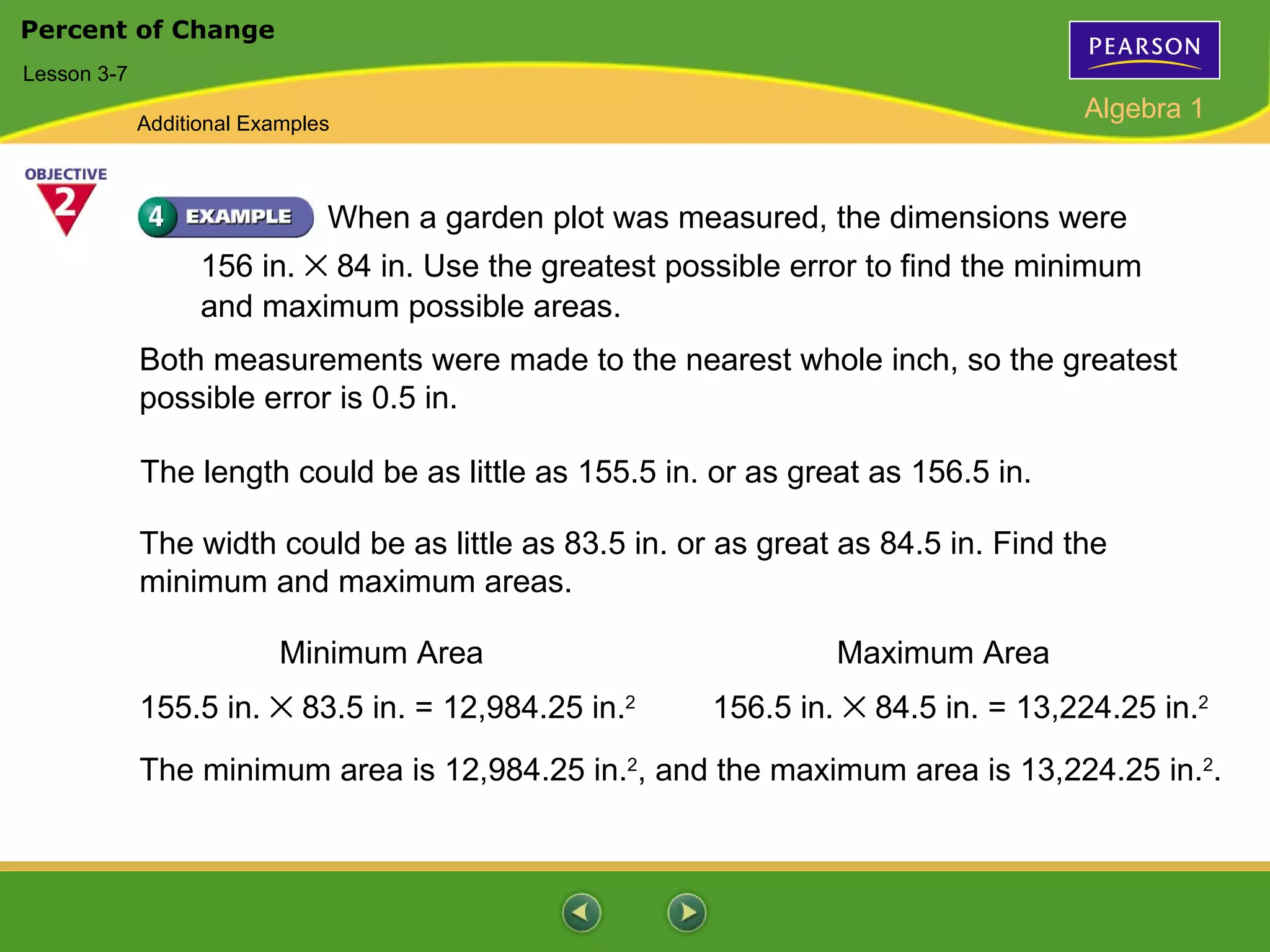 3-7 Percent change and error | PPT