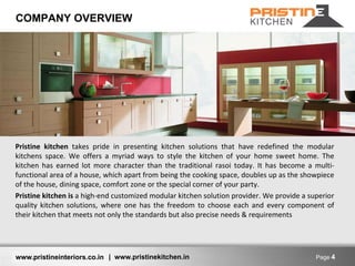 PristineKitchen_Corporate Presentation (new) | PDF
