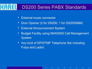 MS AND DS PABX SYSTEMS | PPT