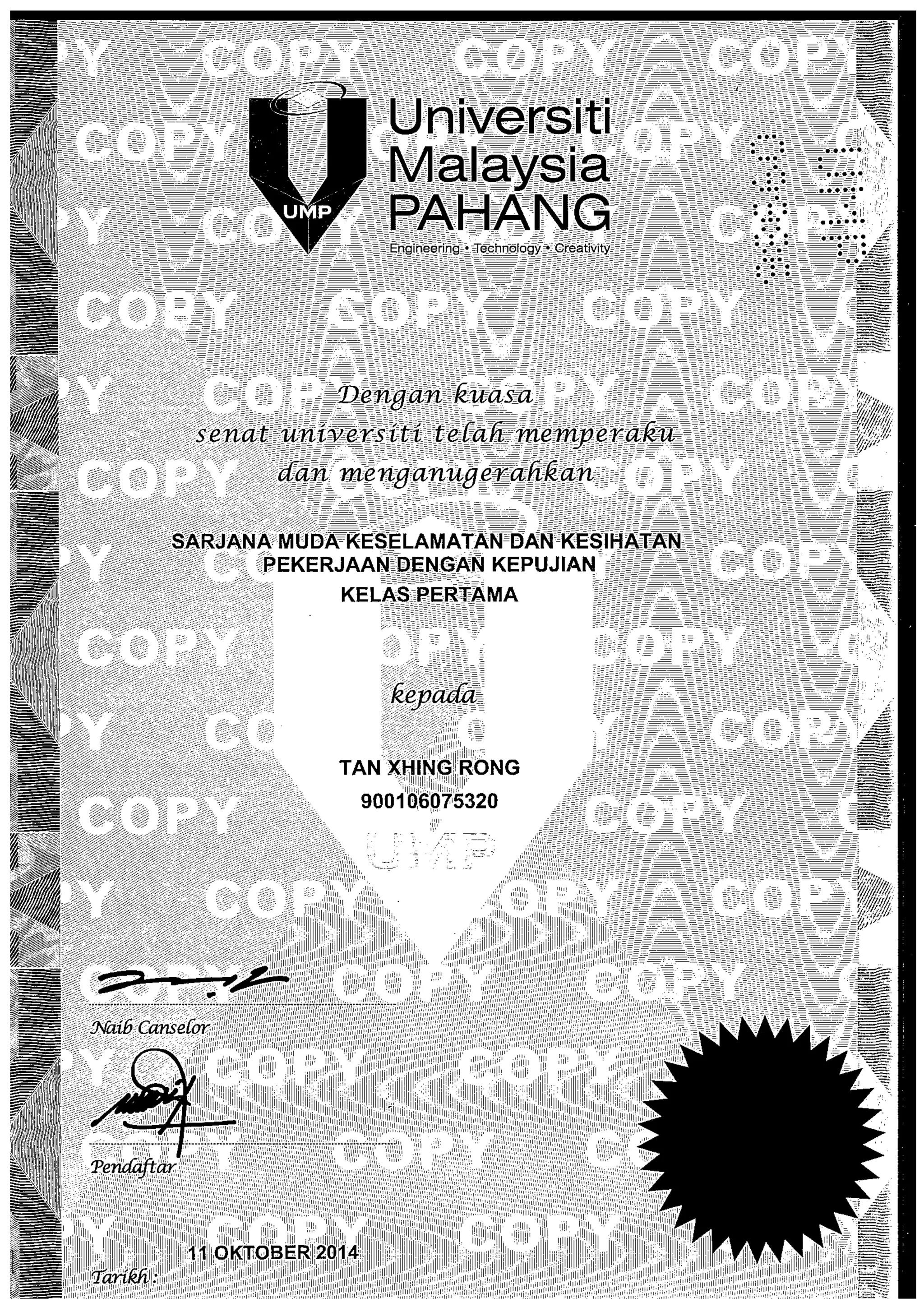 certification of bachelor degree | PDF | Undergraduate Education | College Education