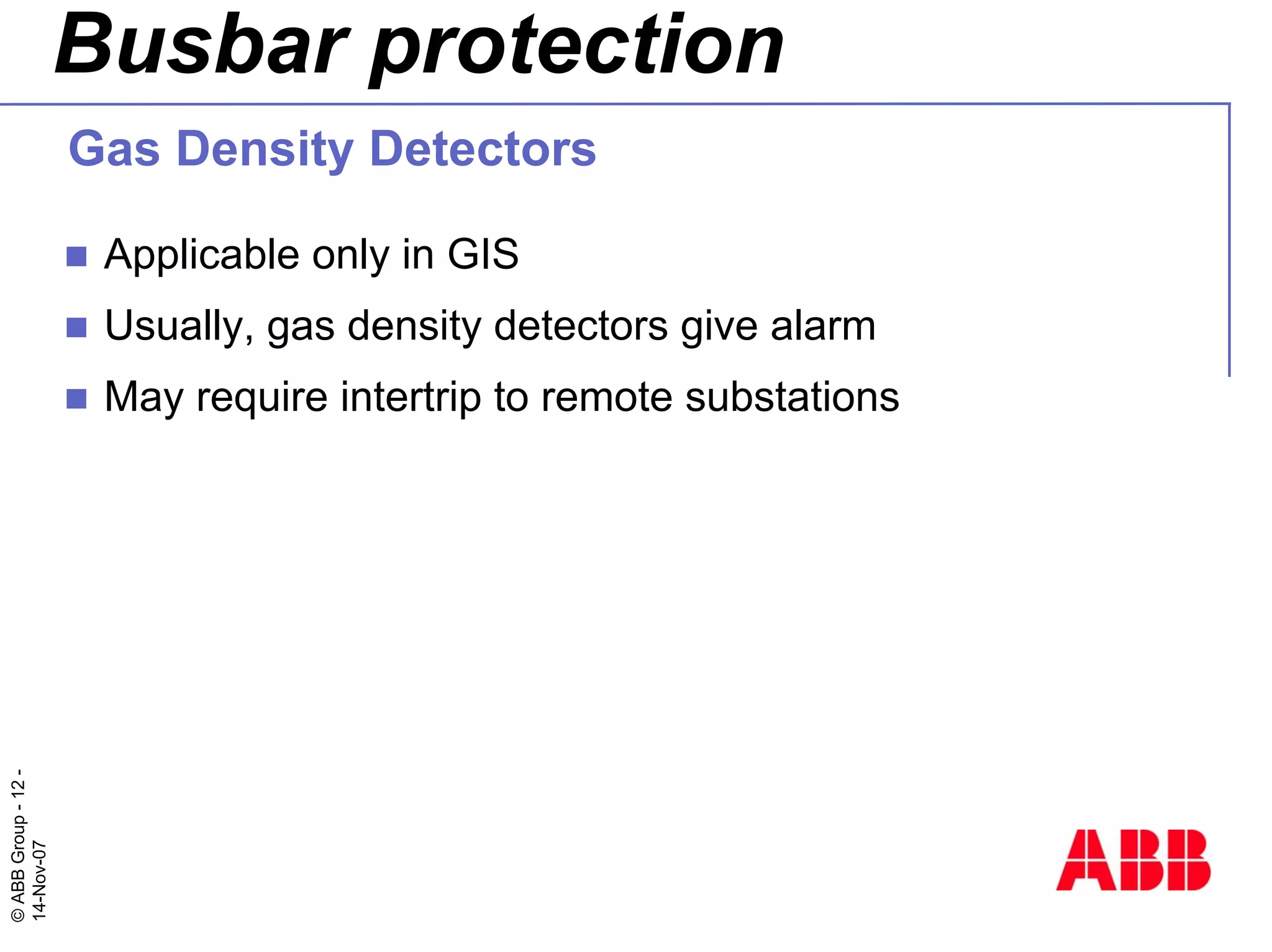 Bus Bar protection | PDF