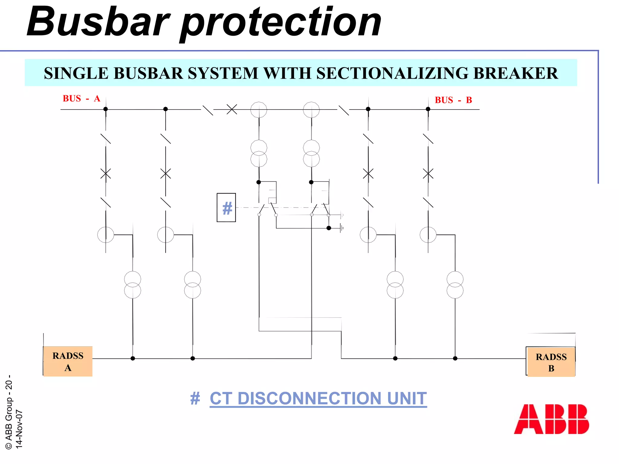 Bus Bar protection | PDF