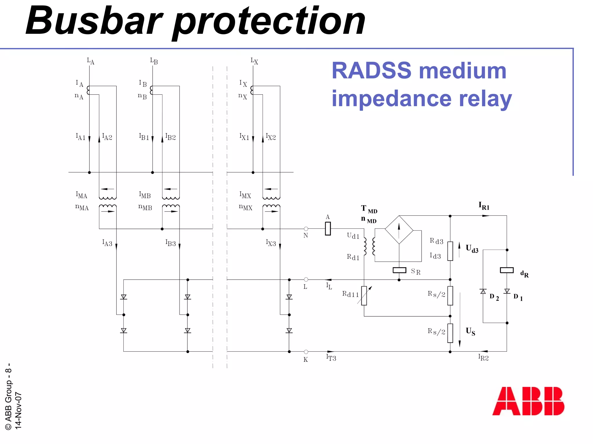 Bus Bar protection | PDF