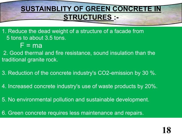 Green Concrete (Nandeesh) | PPTX