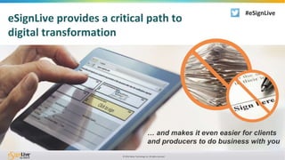 e-Signatures Summit for Insurance Executives | PPT
