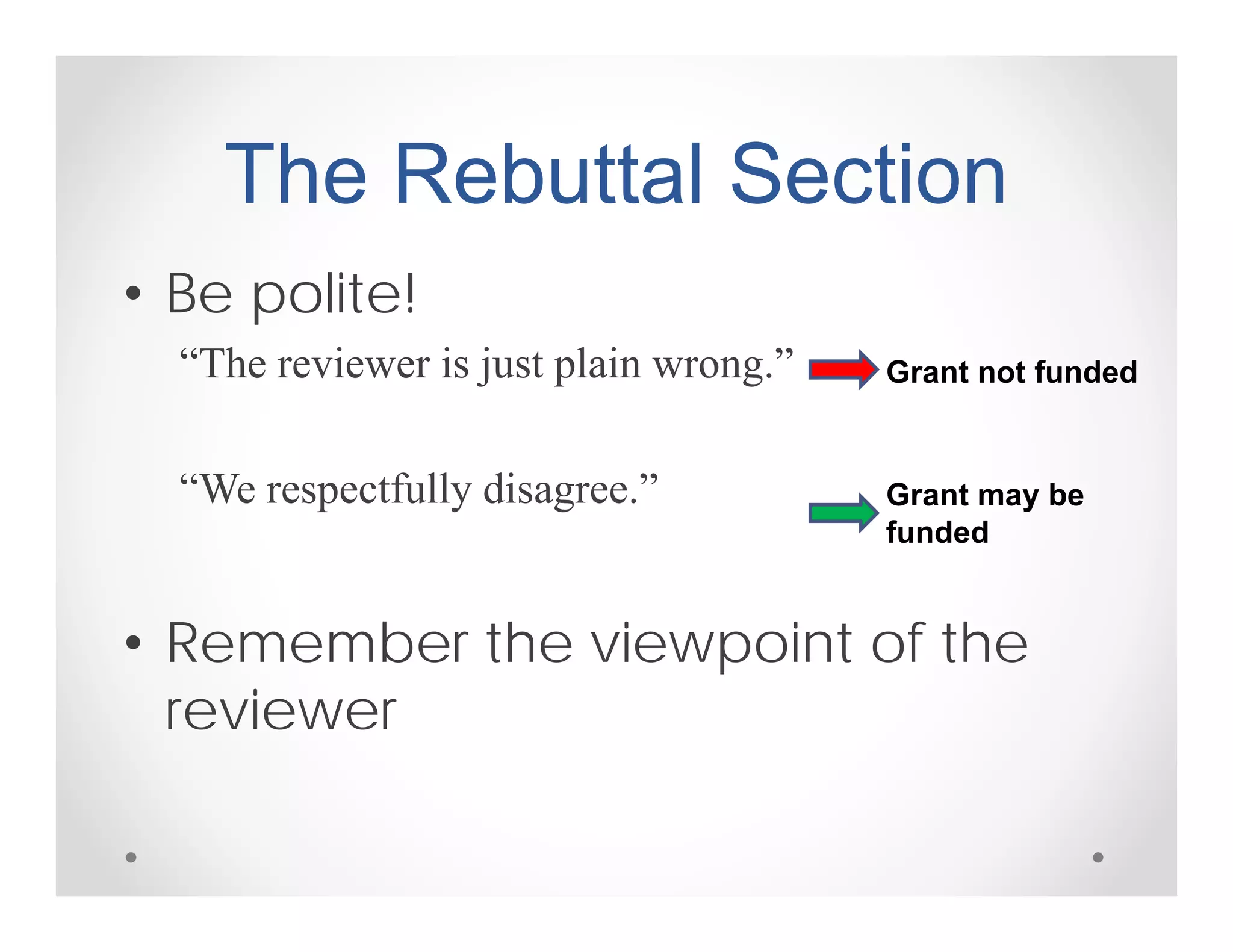 "How Write the "Specific Aims" and "The Rebuttal Letter" by Scott ...