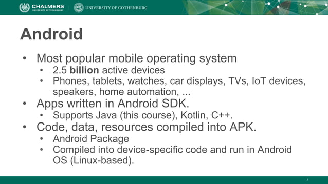 Android Mobile App Development basics PPT | PPTX