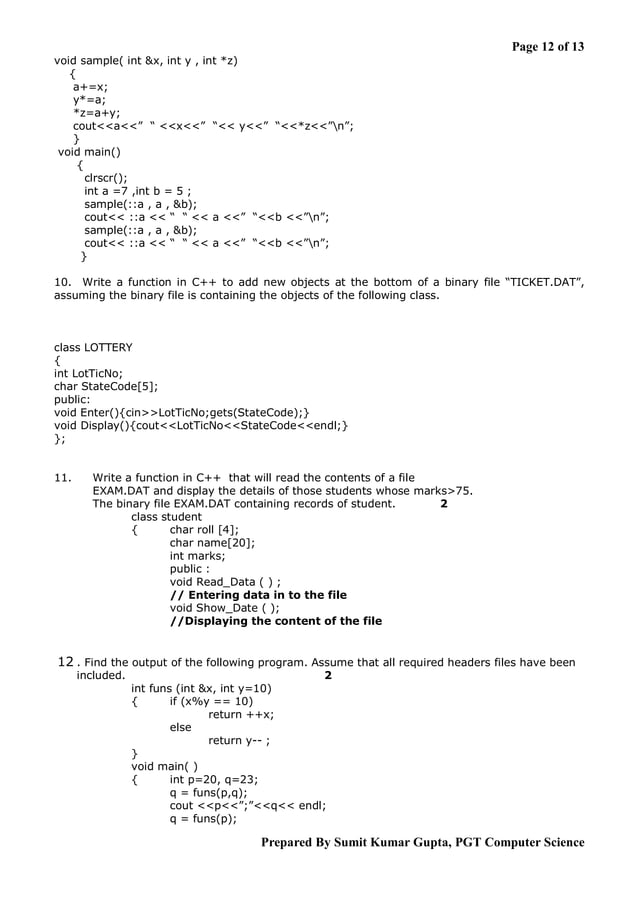 Arrays and library functions | PDF