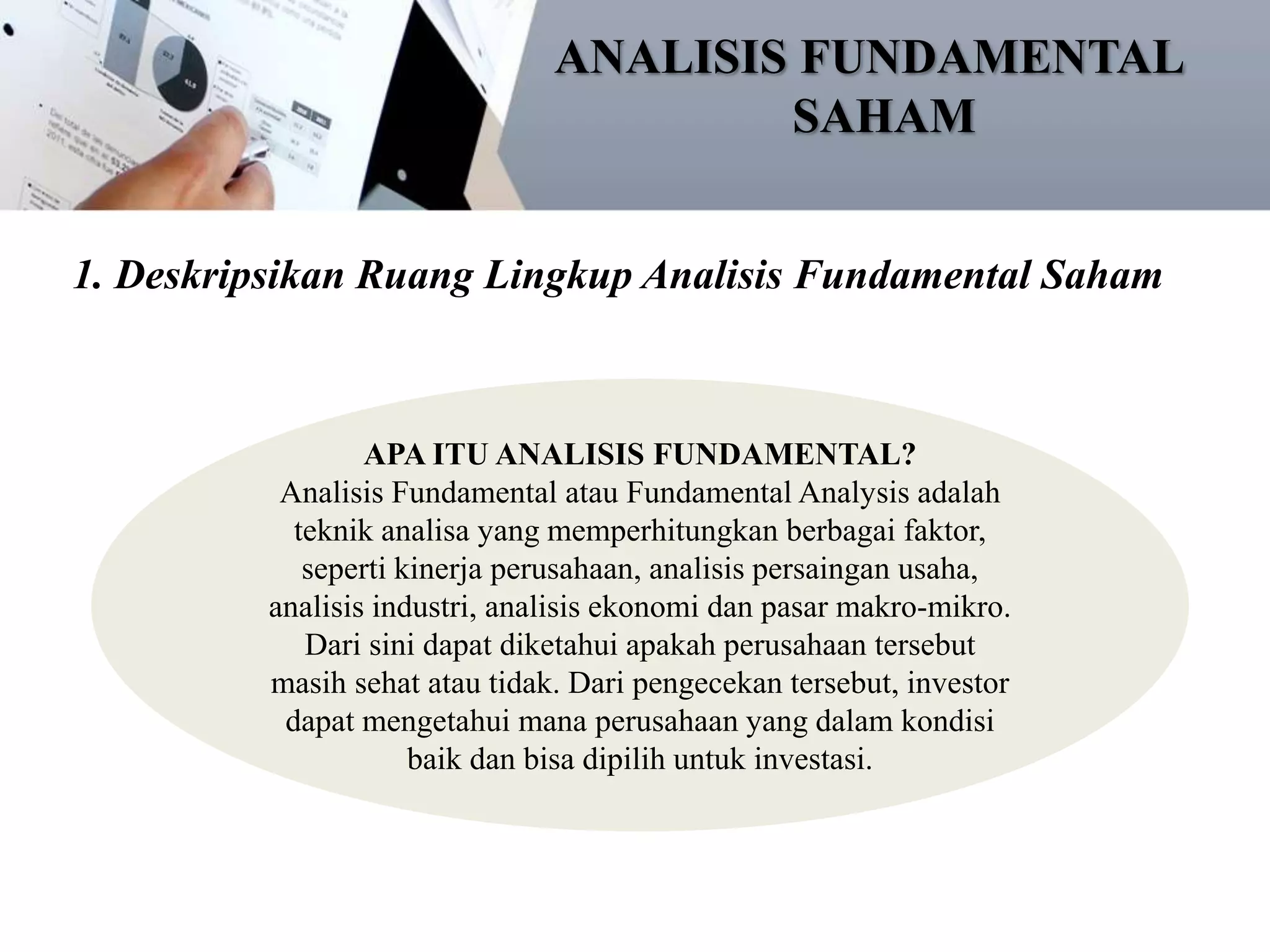 analisis fundamental dan analisis teknikal saham | PPT analisis fundamental dan analisis teknikal saham | PPT