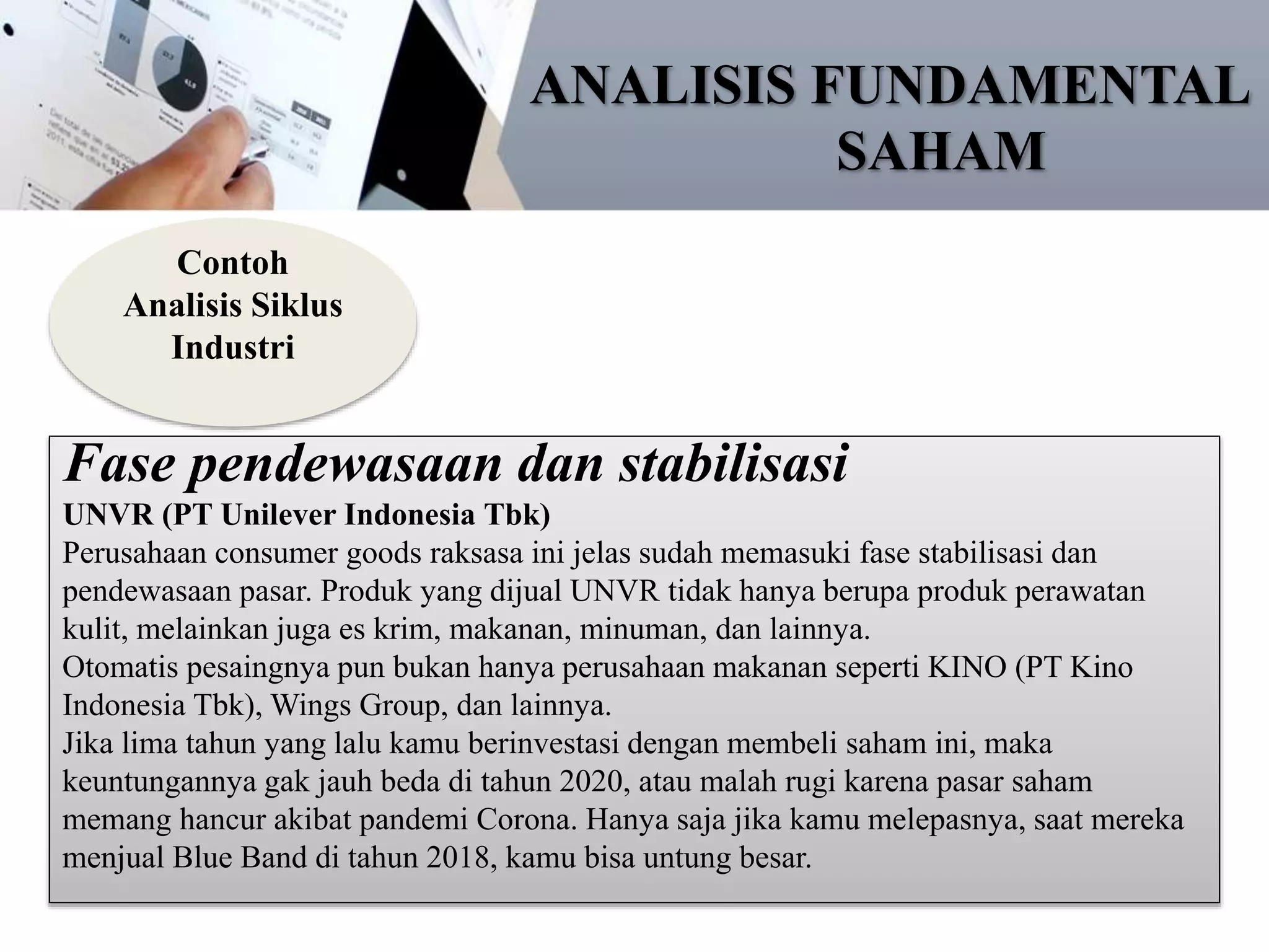 analisis fundamental dan analisis teknikal saham | PPT analisis fundamental dan analisis teknikal saham | PPT
