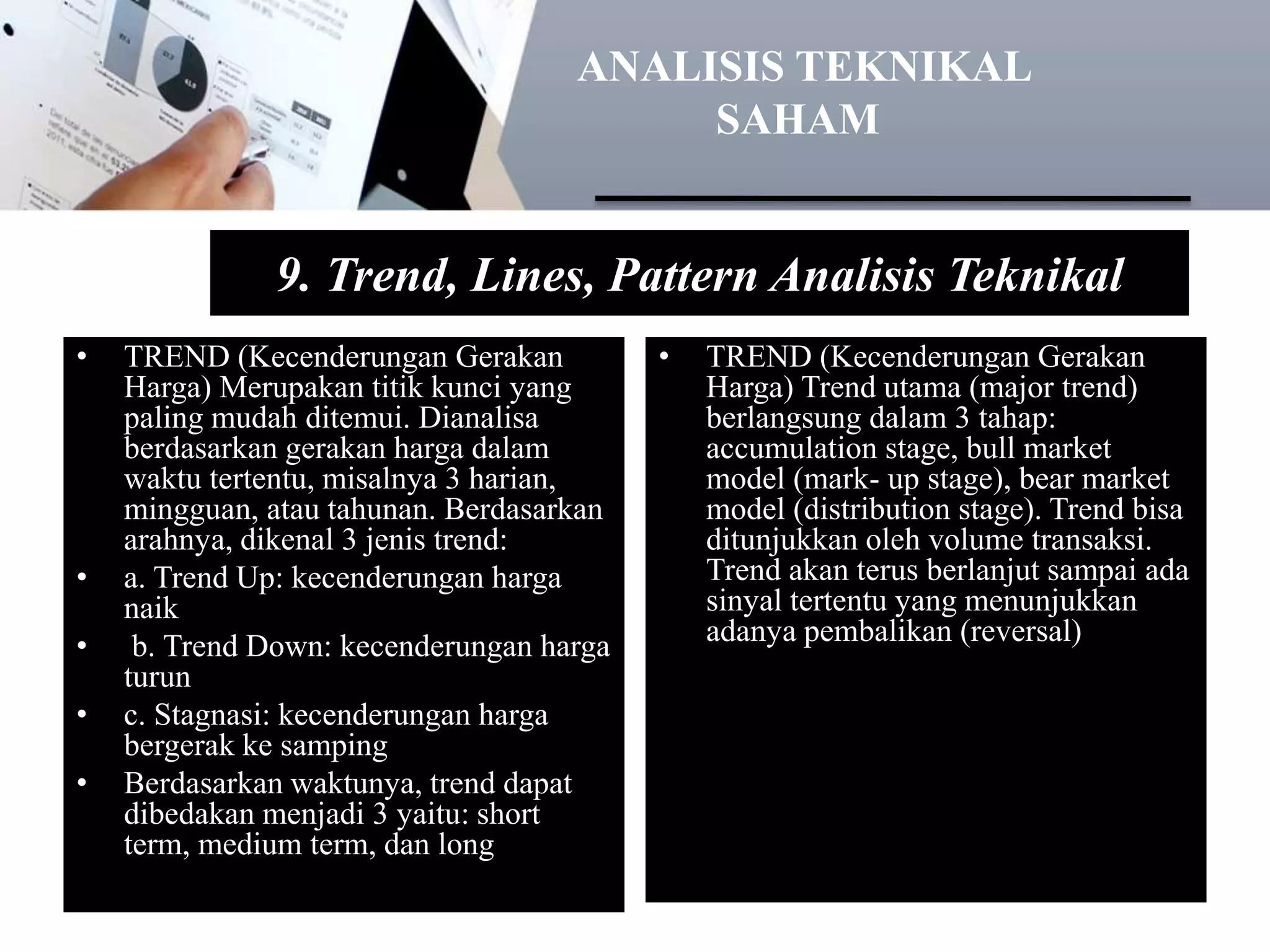analisis fundamental dan analisis teknikal saham | PPTX