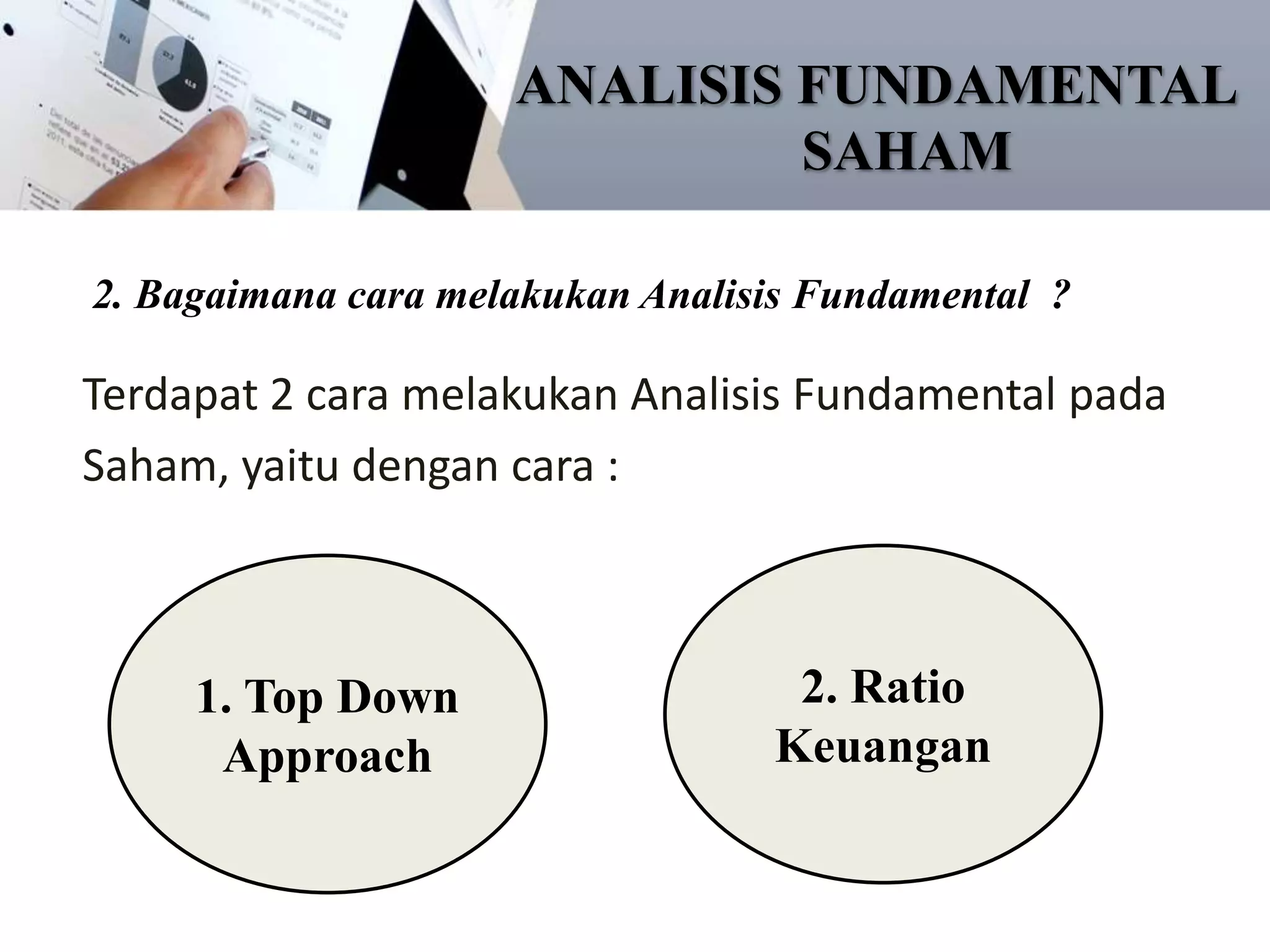 analisis fundamental dan analisis teknikal saham | PPTX