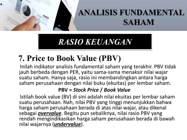 analisis fundamental dan analisis teknikal saham | PPTX
