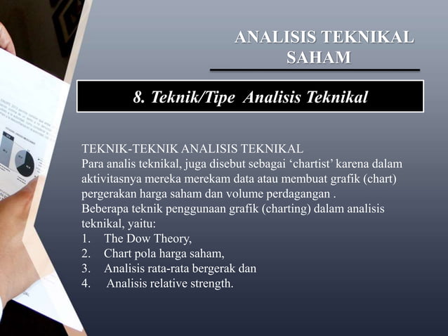 analisis fundamental dan analisis teknikal saham | PPTX