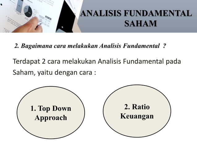 analisis fundamental dan analisis teknikal saham | PPTX
