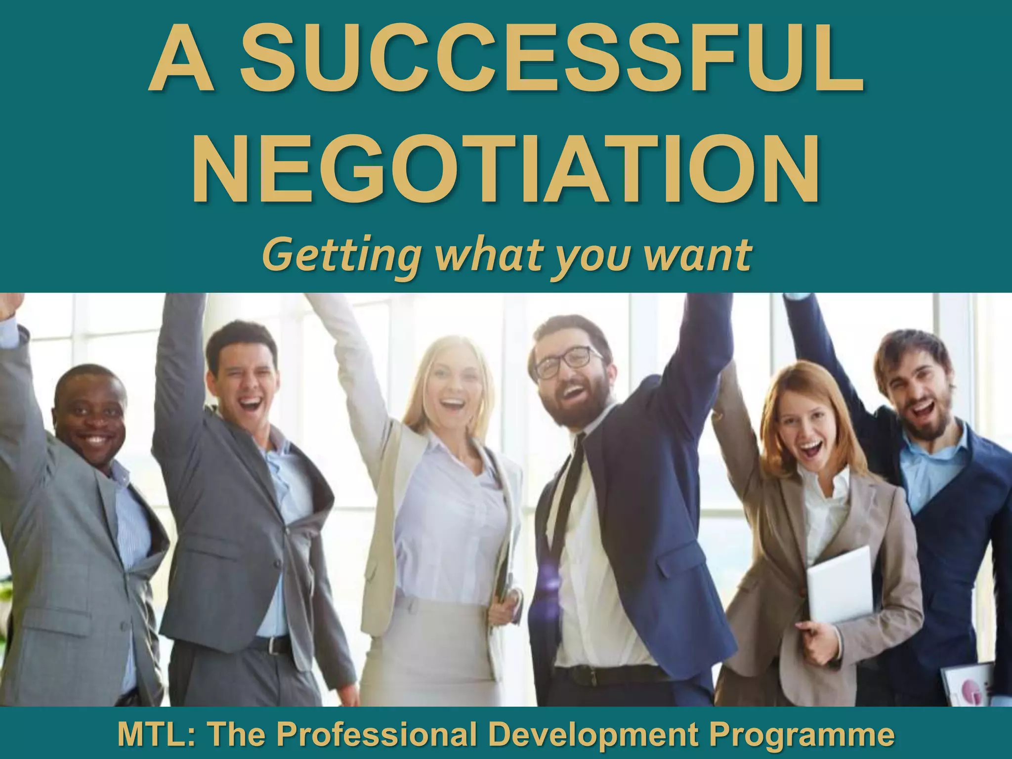A Successful Negotiation | PPTX