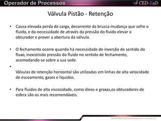 09 aula valvulas da industria de petroleo | PPTX