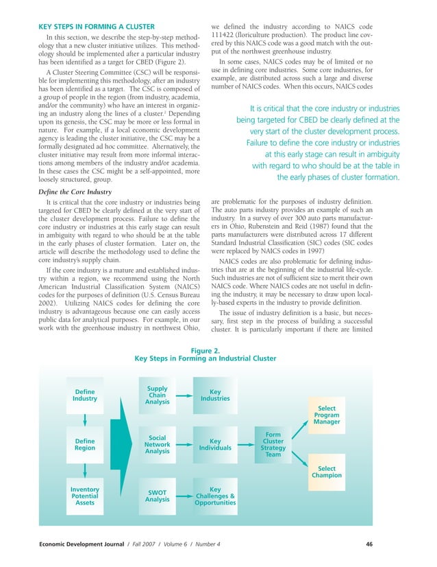 Critical Steps in Cluster Development | PDF | Mechanical and Industrial ...
