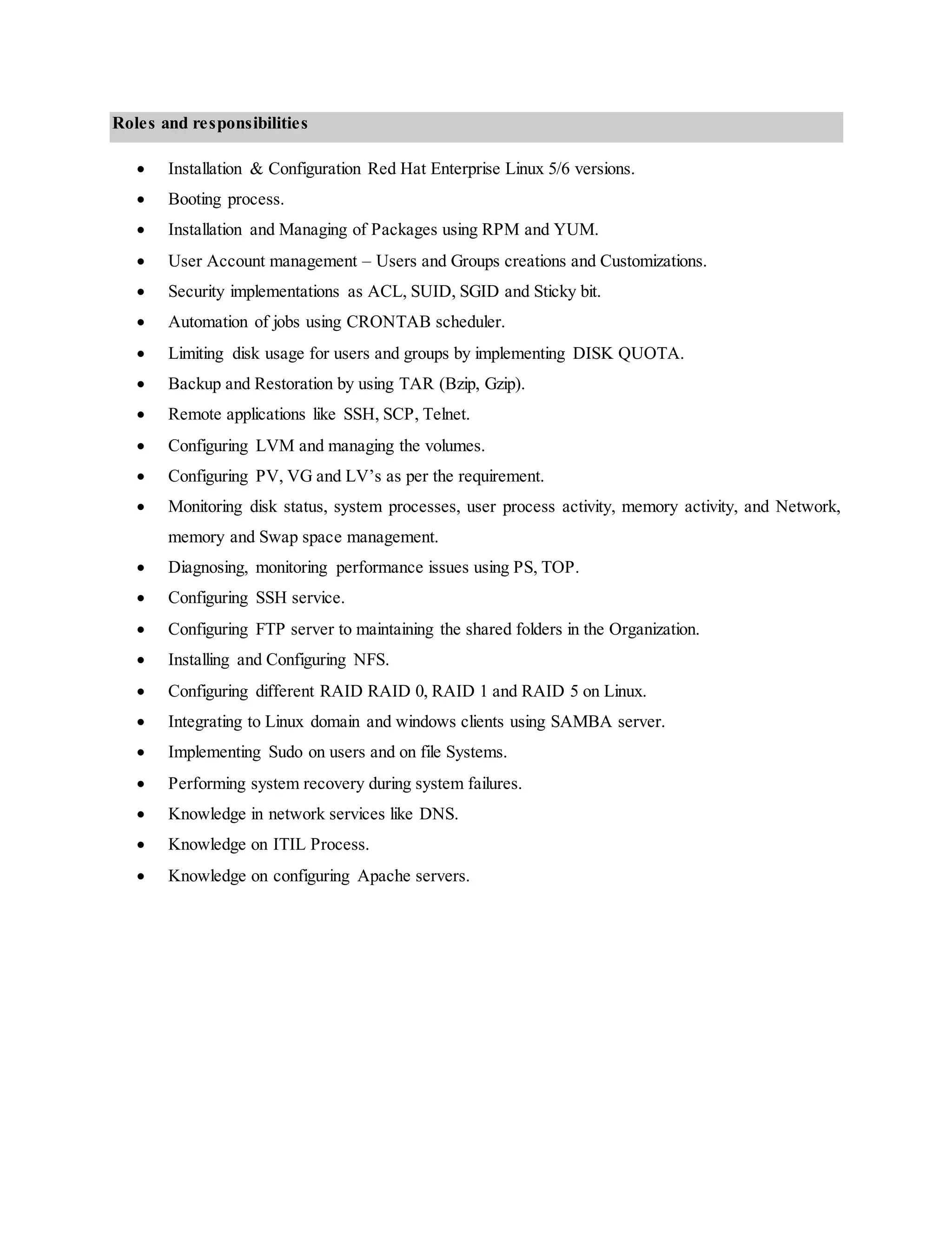 mahesh resume | DOCX