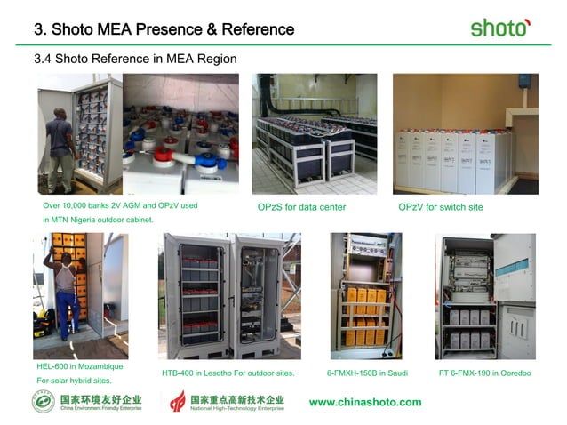 Shoto Battery Presentation 2016 MEA | PPT