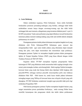 09 bahan ajar tindakan pertama tkp kehutanan 01 | PDF