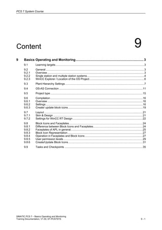 09 basics operating and monitoring v1.00_en | PDF