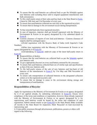battery waste and it 222 s management | PDF