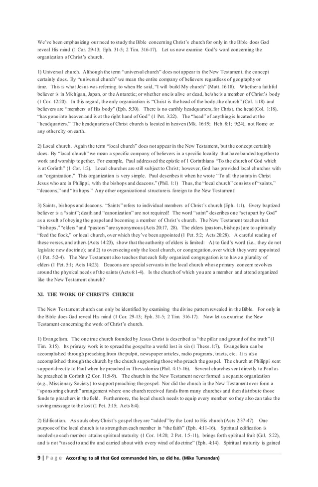 According to all that God commanded him | PDF