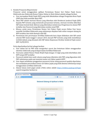 User Manual e-Faktur | PDF